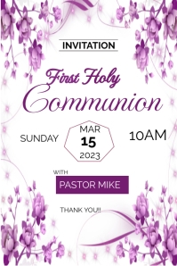 Holy Communion Template | PosterMyWall
