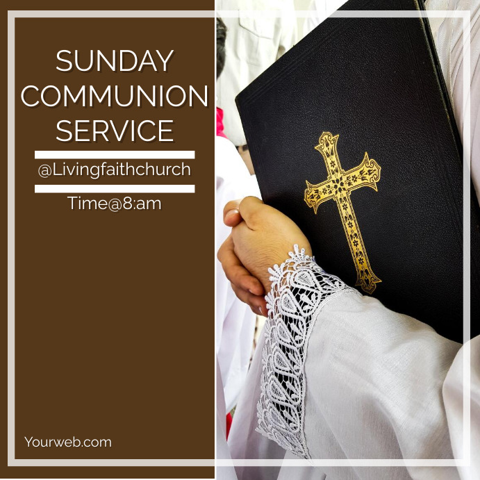 holy communion Template | PosterMyWall