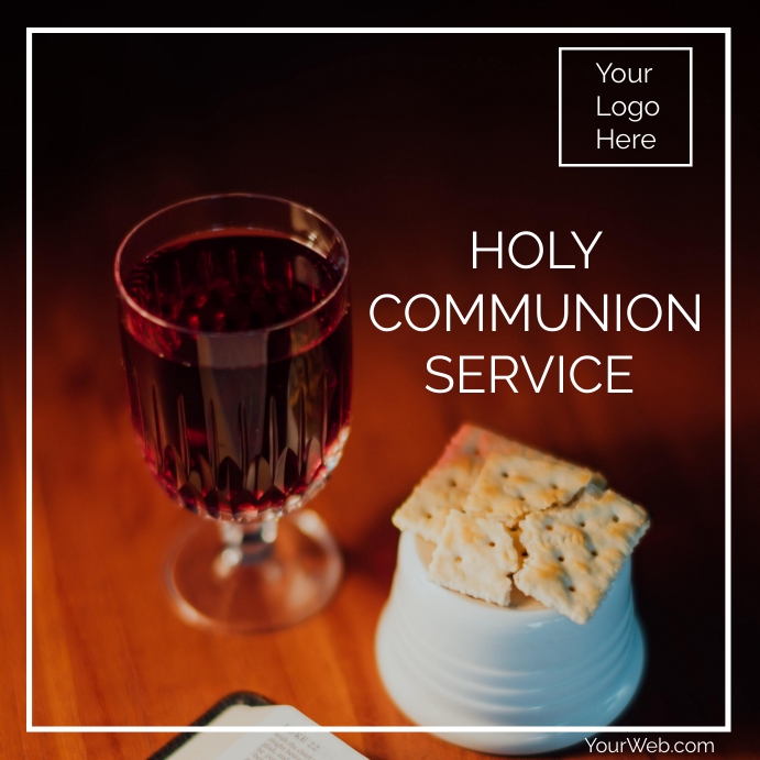 holy communion Template | PosterMyWall