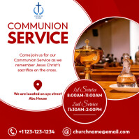 holy communion flyer template | PosterMyWall