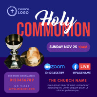 HOLY COMMUNION FLYER Template | PosterMyWall