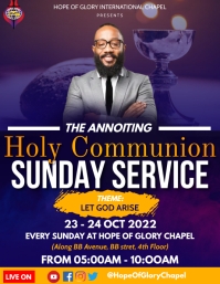 Holy Communion Sunday Template | PosterMyWall