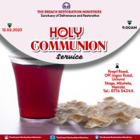 Holy Communion Sunday Template | PosterMyWall