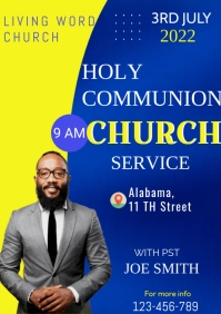 communion sunday Template | PosterMyWall