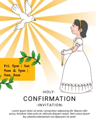 Confirmation Flyers Template | PosterMyWall