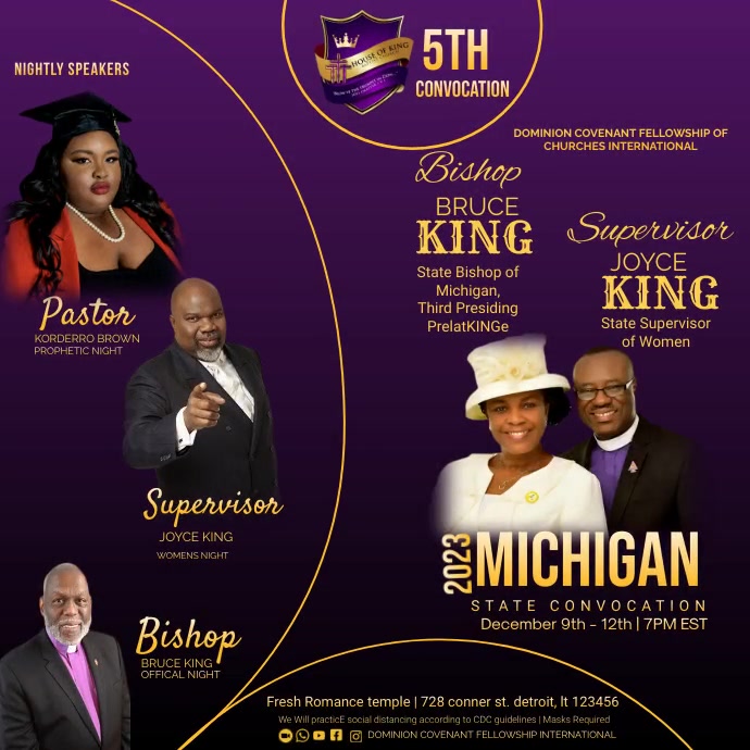 Holy Convocation , apostolic flyer Jurisdicti Template | PosterMyWall