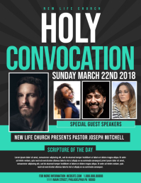 Holy Convocation Flyer Template | PosterMyWall