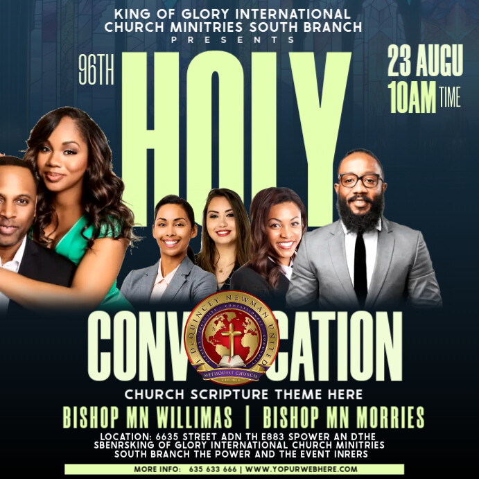 Copy of holy convocation | PosterMyWall