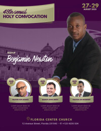 Holy Convocation Flyer Template | PosterMyWall