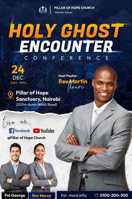 Copy of Holy Ghost Encounter | PosterMyWall