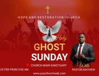 holy ghost service Template | PosterMyWall