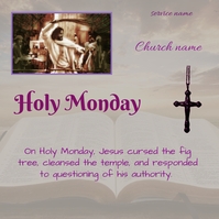 holy monday, great monday Template | PosterMyWall