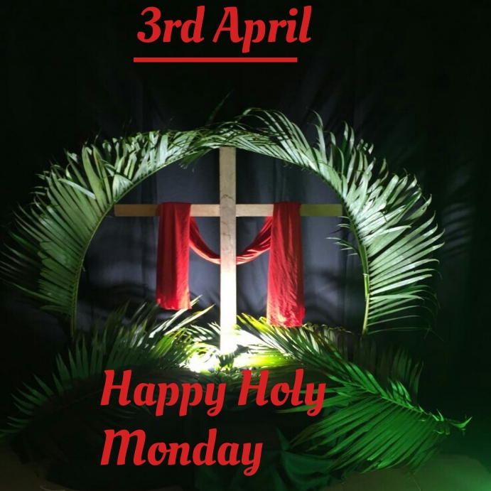 Copy of Holy monday instagram post | PosterMyWall