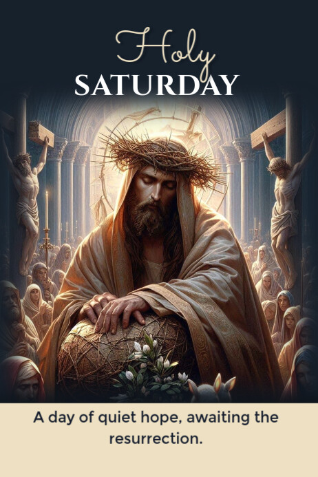 Holy Saturday Template | PosterMyWall