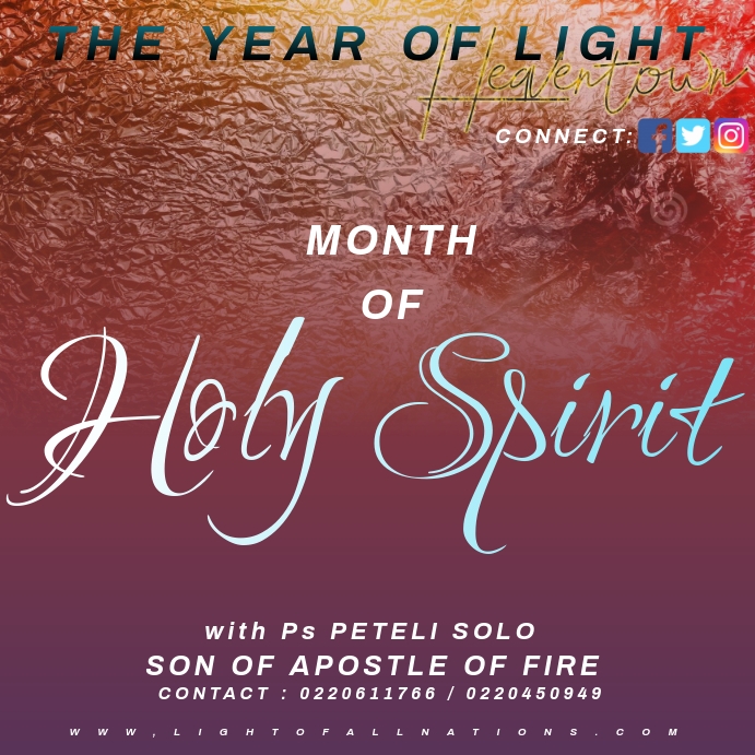 Holy Spirit Template | PosterMyWall