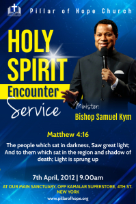 Holy Ghost encounter Template | PosterMyWall