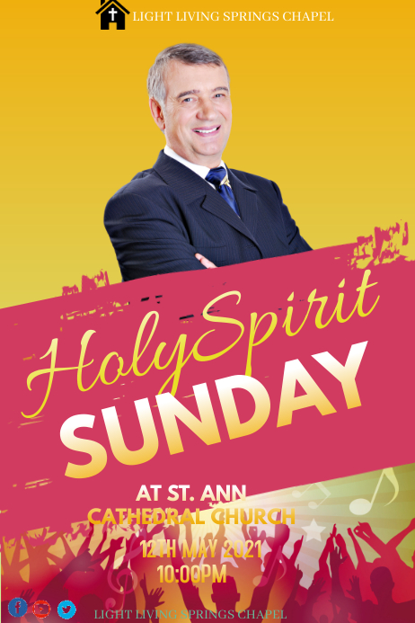 Holy Spirit Sunday Template | PosterMyWall