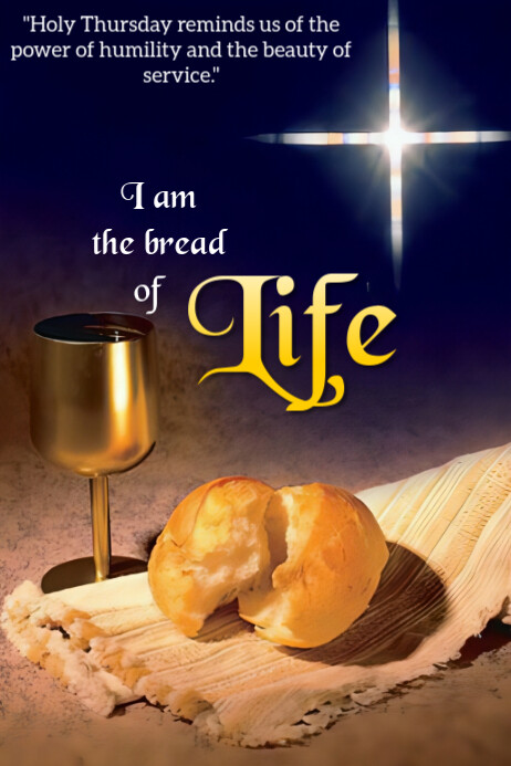 Modèle Holy Thursday Design | PosterMyWall