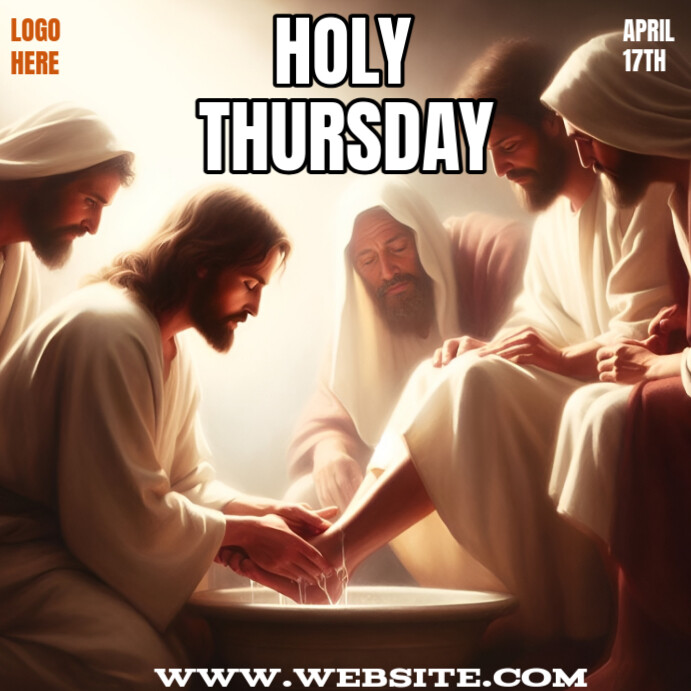 Holy Thursday Template | PosterMyWall