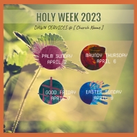 Holy Week 2023 Template | PosterMyWall