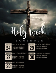 Holy Week ads Template | PosterMyWall