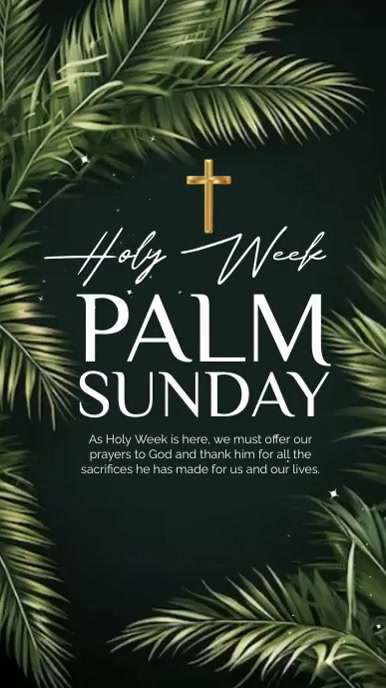 Holy Week ads Template | PosterMyWall