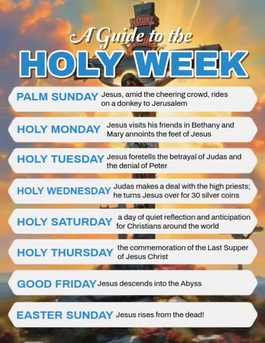 Copy of Holy Week Ads | PosterMyWall