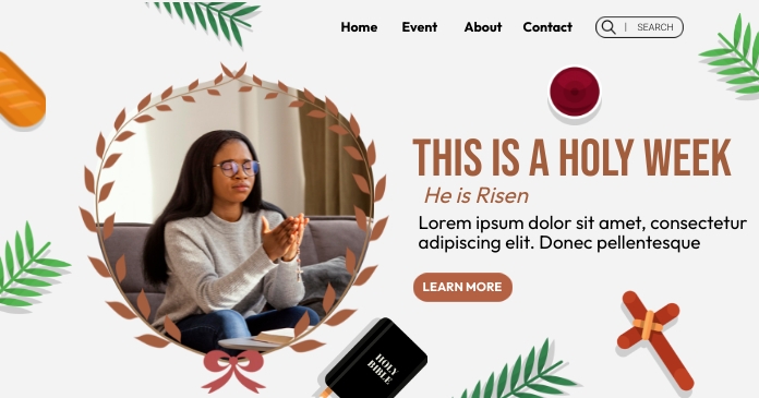 Holy Week Celebration Ads Template | PosterMyWall