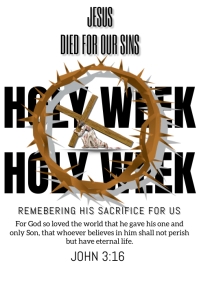 Holy Week Celebration Template | PosterMyWall