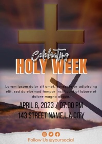 Holy Week Events Video Ads Template | PosterMyWall