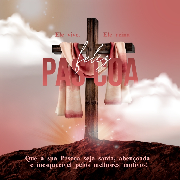 Holy Week Church Event Template | PosterMyWall