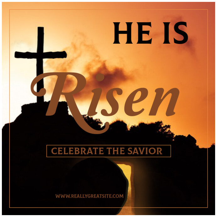 Holy week design Template | PosterMyWall