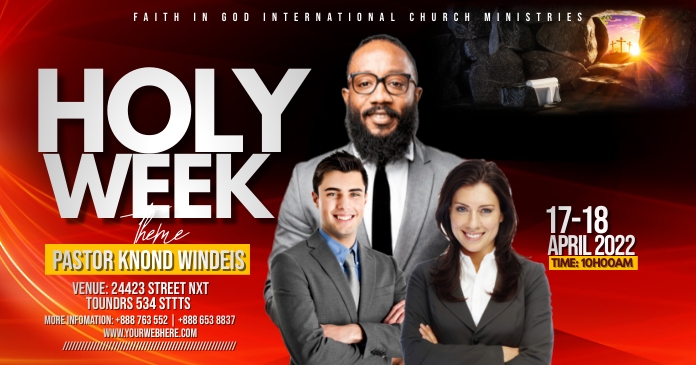 holy week Template | PosterMyWall