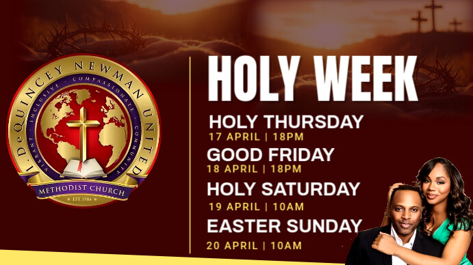 Copy of holy week | PosterMyWall