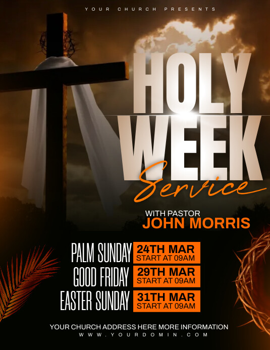 Copia de Holy Week | PosterMyWall