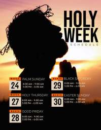 Holy Week Template | PosterMyWall