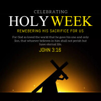 Holy Week Template | PosterMyWall