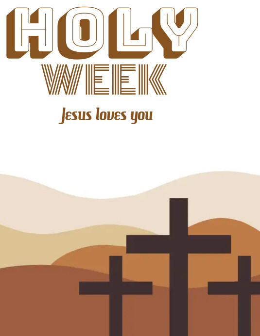 Holy week Template | PosterMyWall