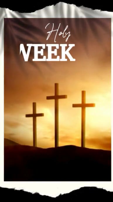 Holy Week Instagram Reel Template | PosterMyWall