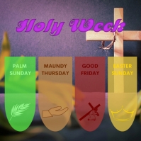 Holy Week Poster Template | PosterMyWall
