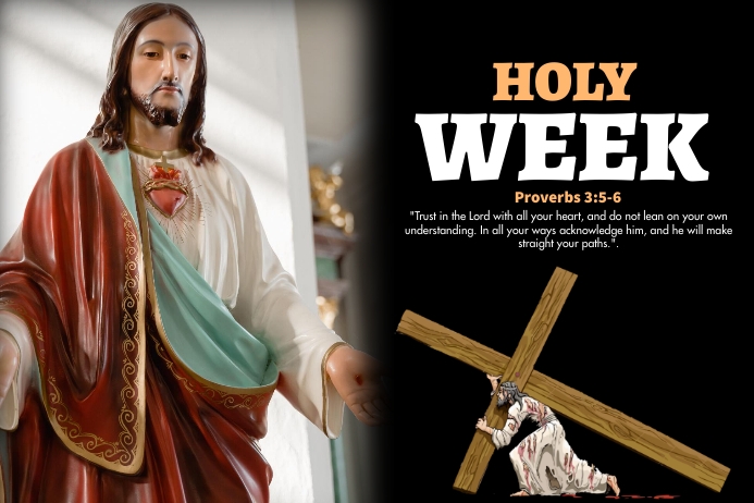 HOLY WEEK POSTER.KC Template | PosterMyWall