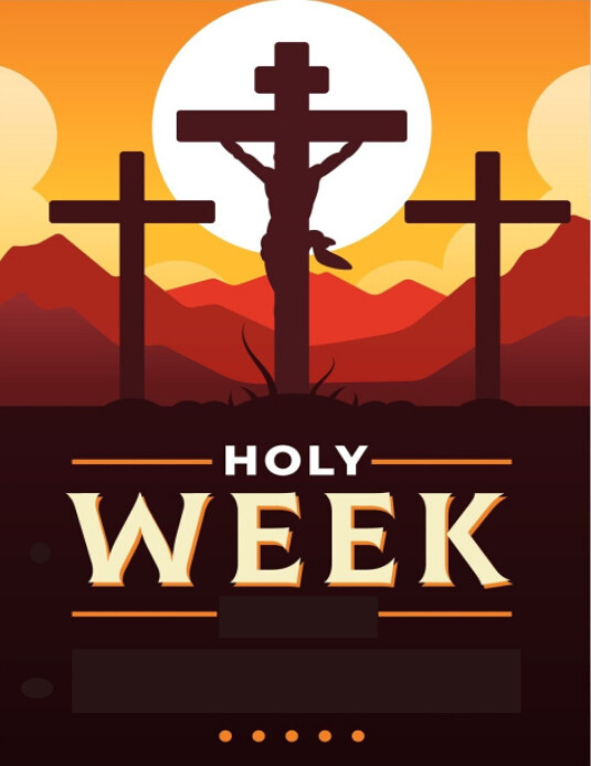 Copy of holy week template | PosterMyWall