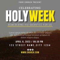 Holy Week Template | PosterMyWall