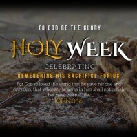 Holy Week Video Ads Template | PosterMyWall