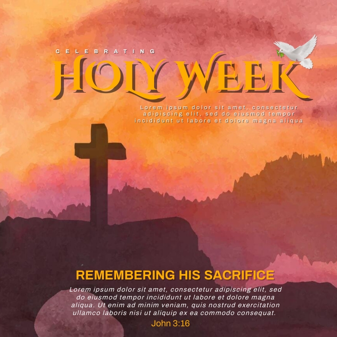 Plantilla de HOLYWEEK INSTA.E | PosterMyWall