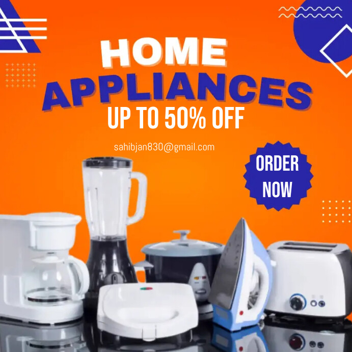 home appliance Template | PosterMyWall