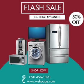 HOME APPLIANCES FLASH SALE FLYER Template | PosterMyWall