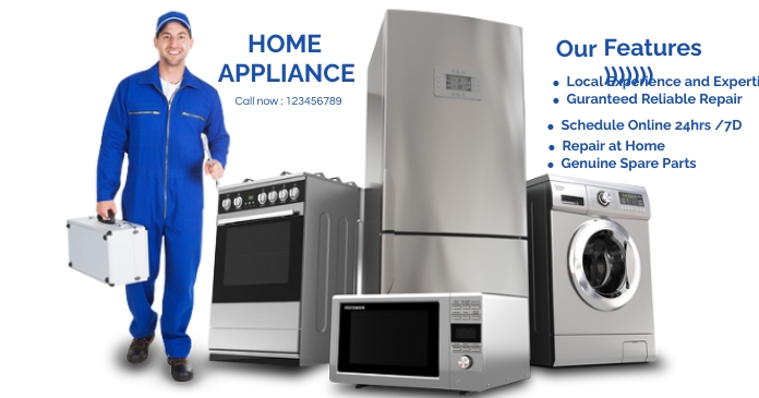 Copy of home appliances repair flyer , Appliance-medi | PosterMyWall