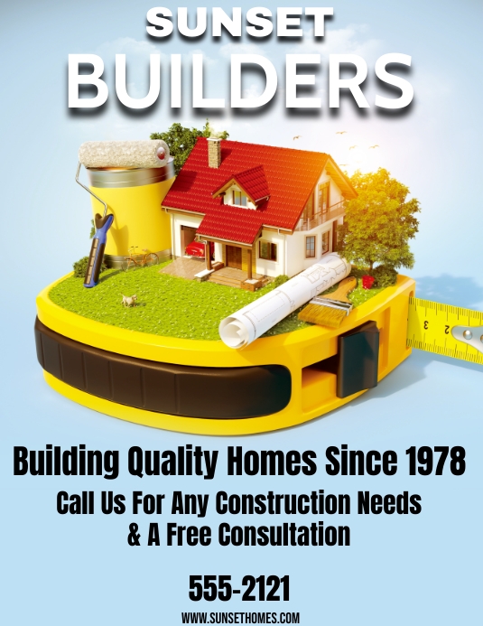 HOME BUILDER | PosterMyWall