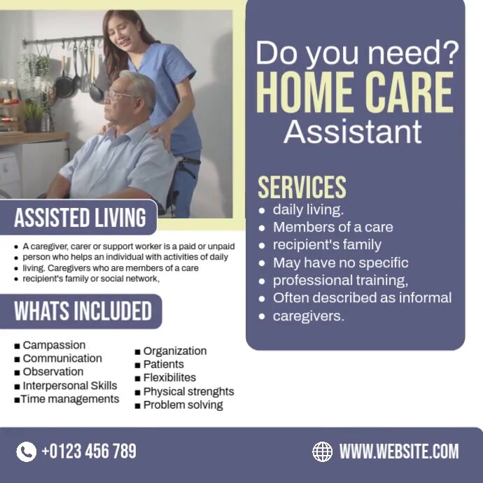 Home Care Ads Template | PosterMyWall